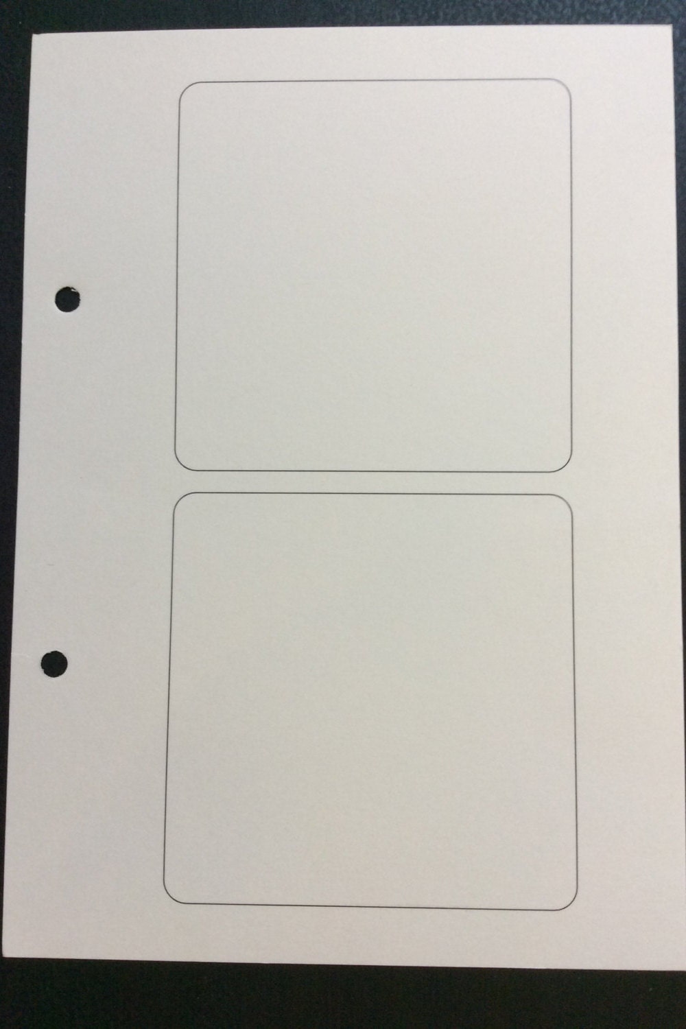 Materials Printed A5 sheets x20 pages each with x12 Square boxes for ...