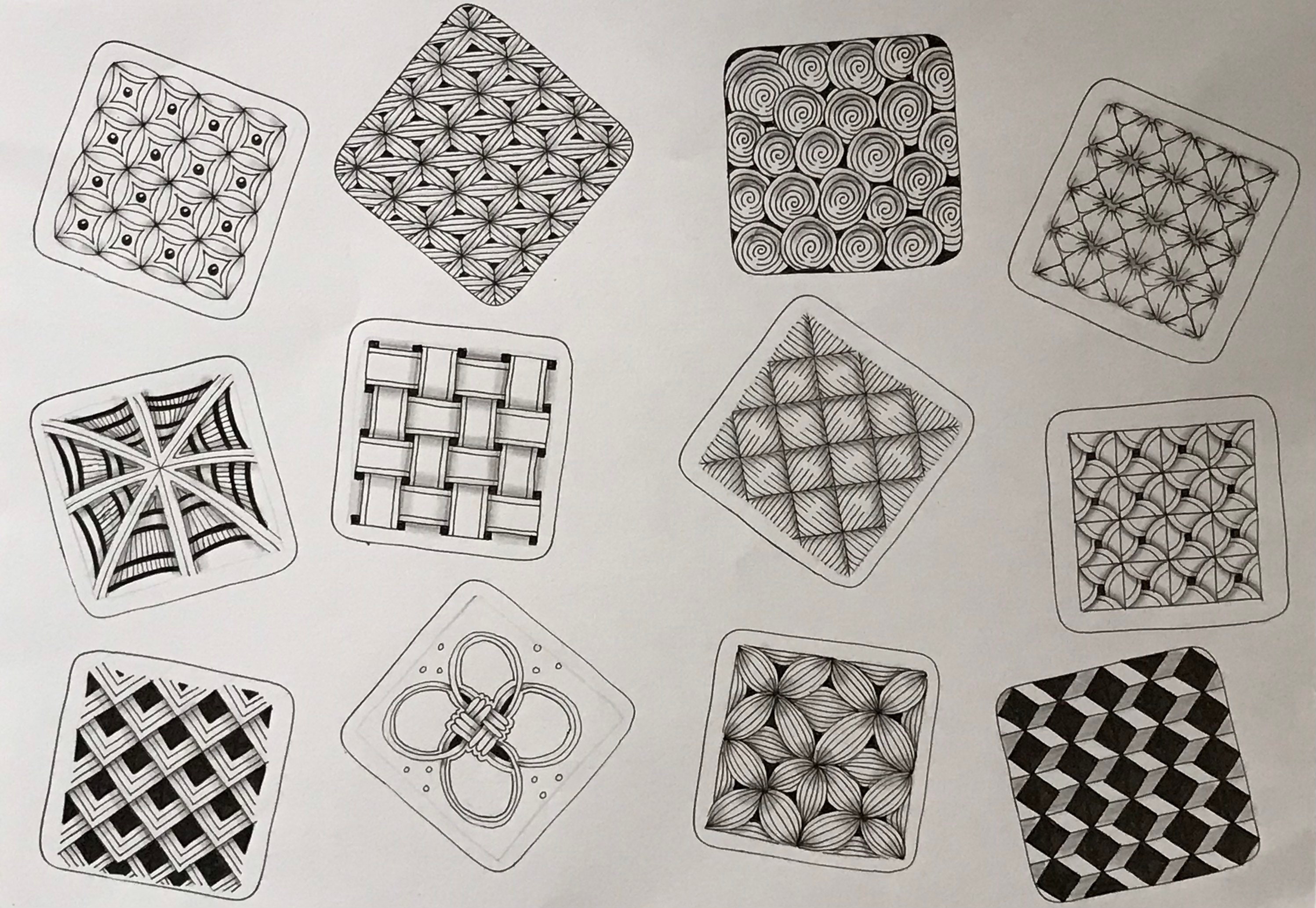 Square Stencils. Set of 3 Sized Reusable Square Stencils. - Etsy