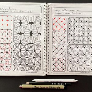 Zentangle Workbook, Pens and Pencil Kit - Etsy