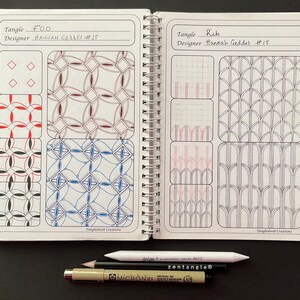 Zentangle Workbook, Pens and Pencil Kit - Etsy