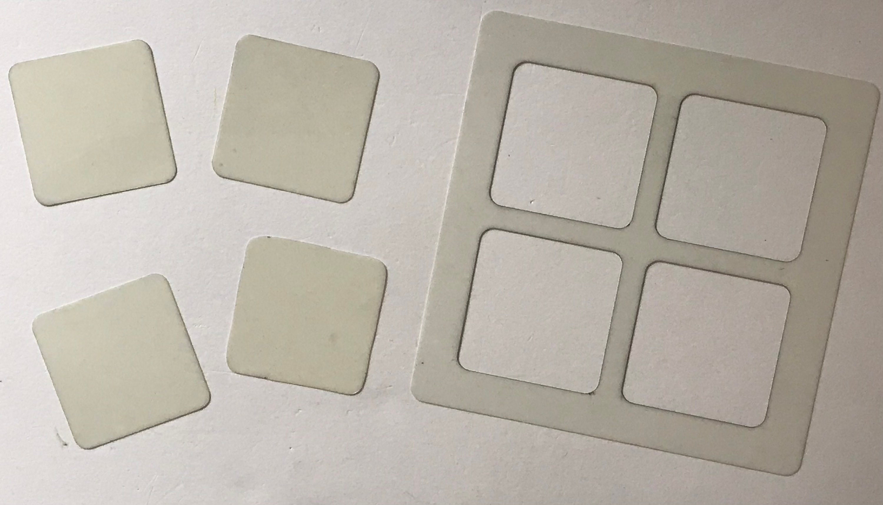 Square Stencils: 3-size Set Tangling Plastic Stencils - Etsy