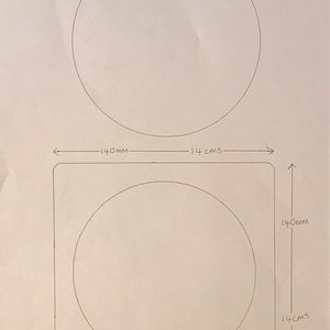 Large Circle Plastic Stencil - Etsy