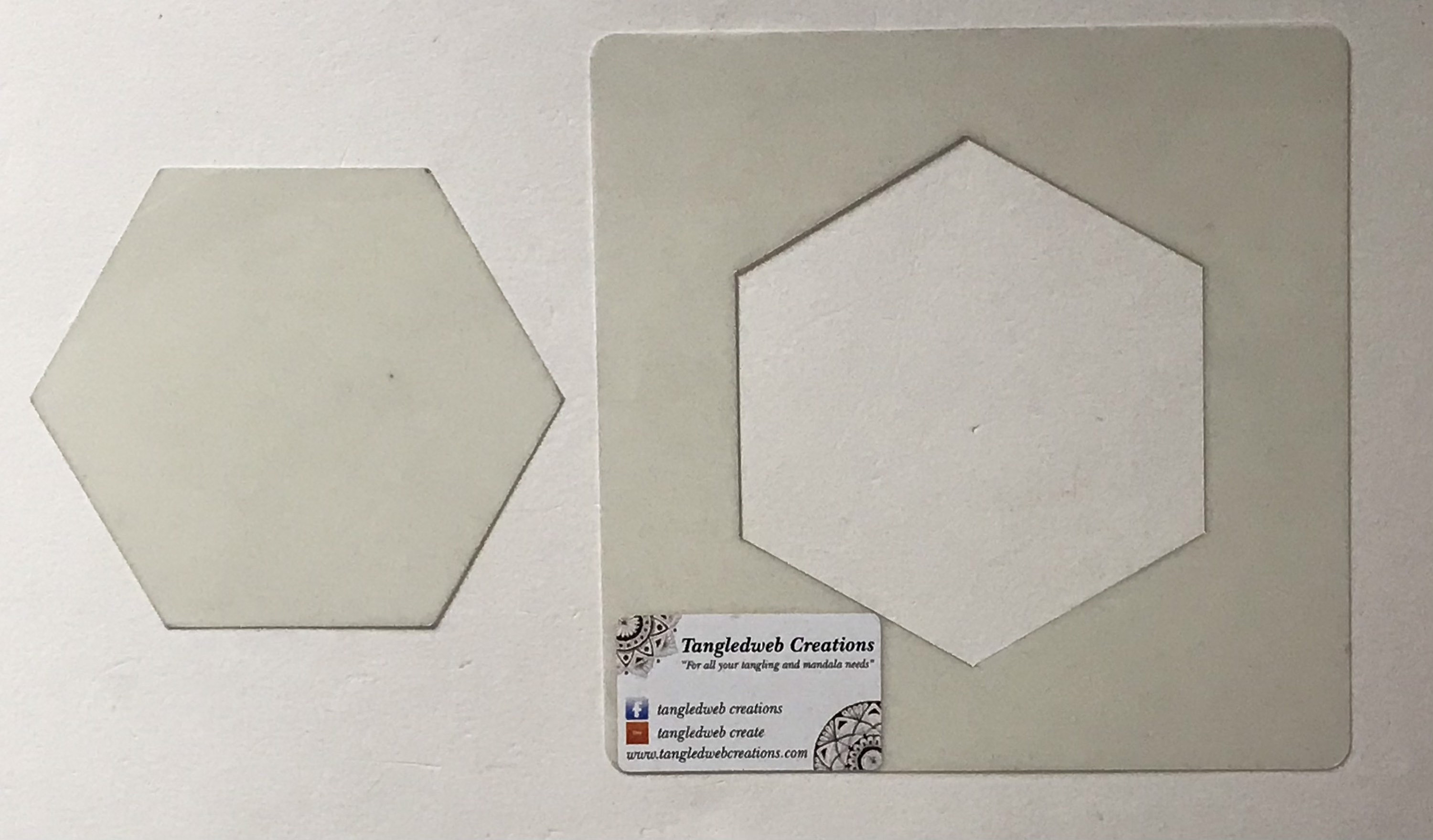 Hexagon Stencils Set of 2 Sizes - Etsy
