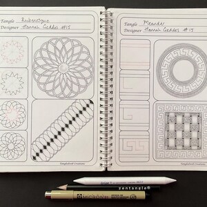 Zentangle Workbook, Pens and Pencil Kit - Etsy