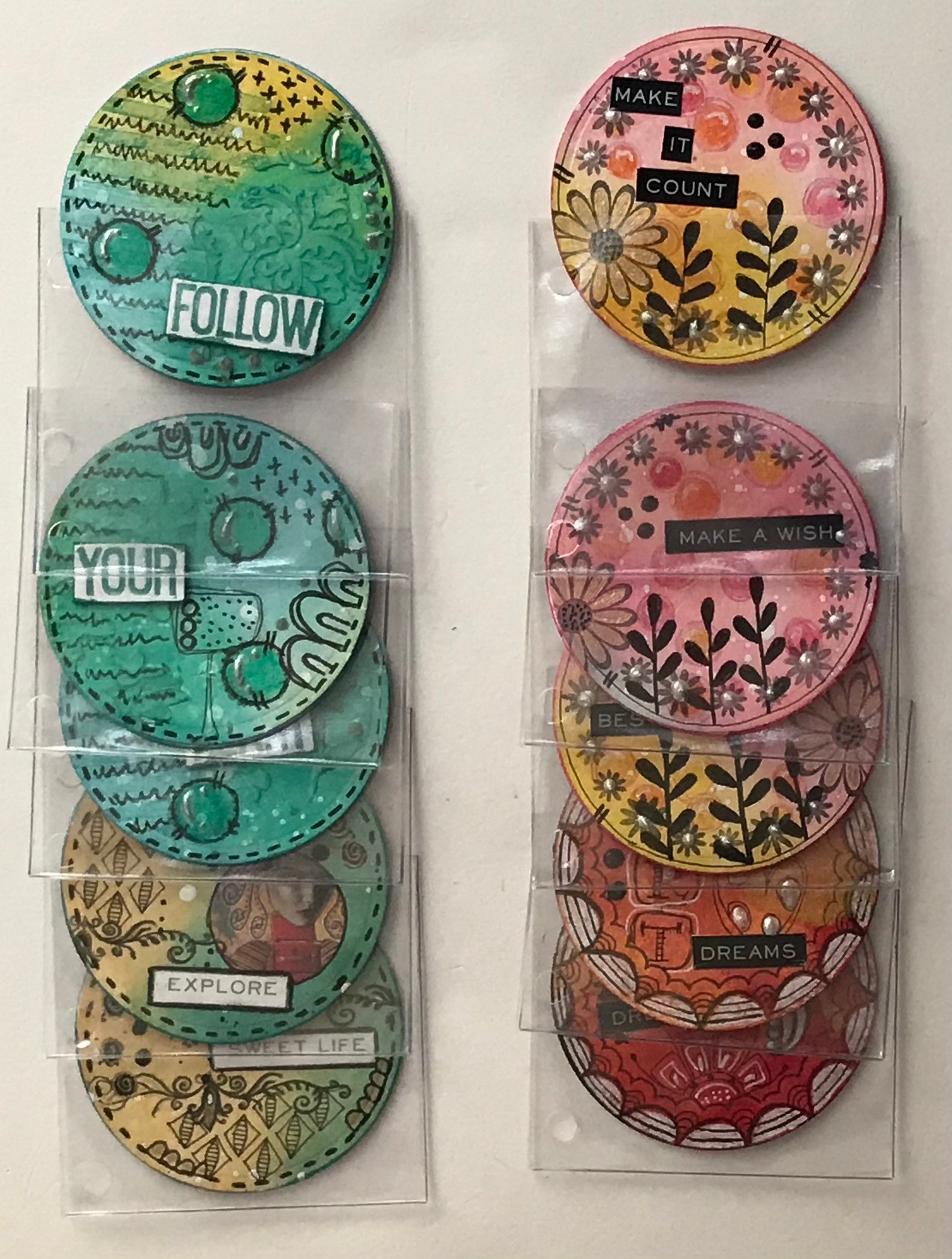 Artist Trading Coin Plastic Sleeves Refill/top up Pack - Etsy