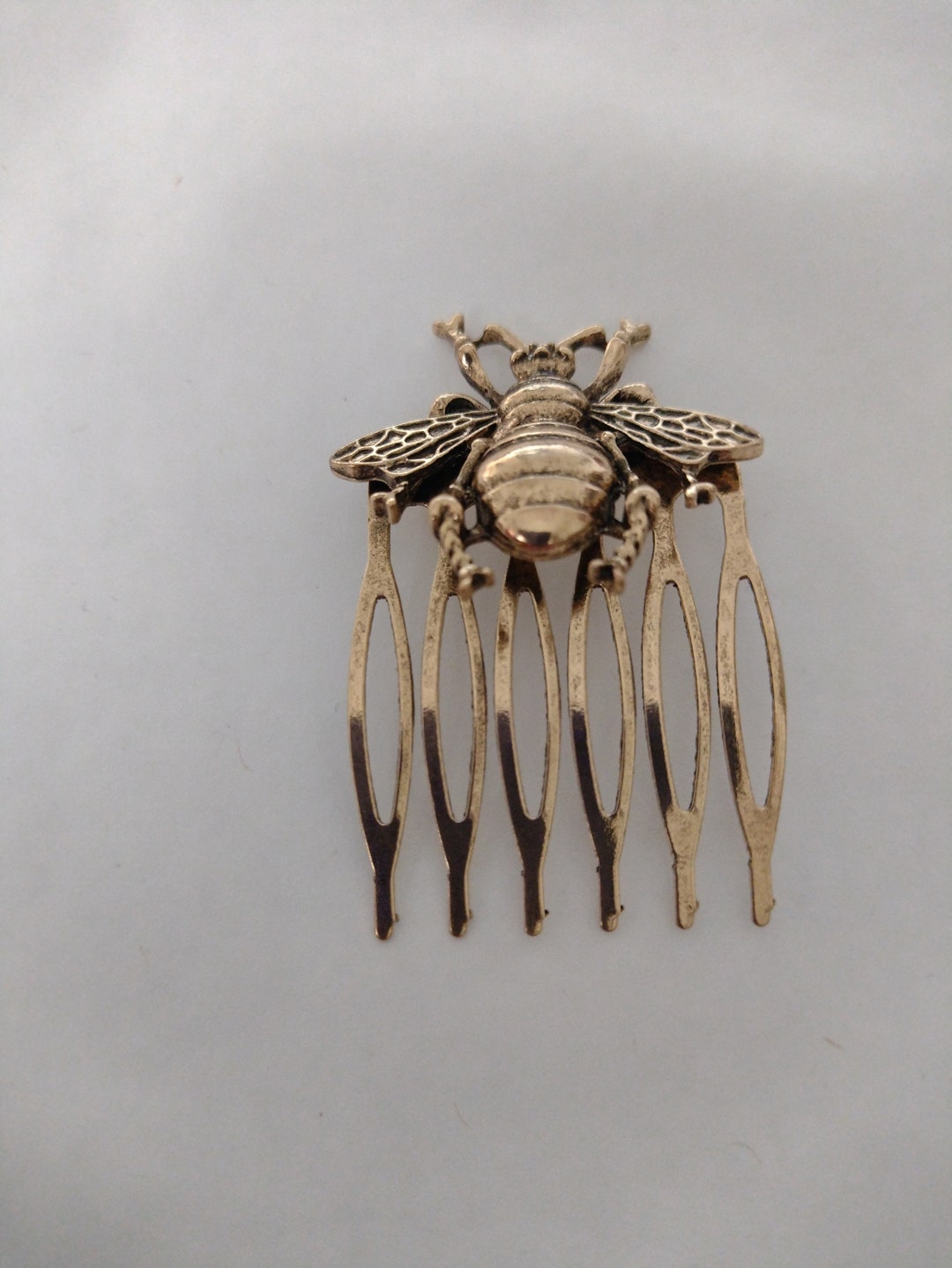 Beautiful Bee Hair Comb. Honey Bee Hair Comb. Gold Hair - Etsy