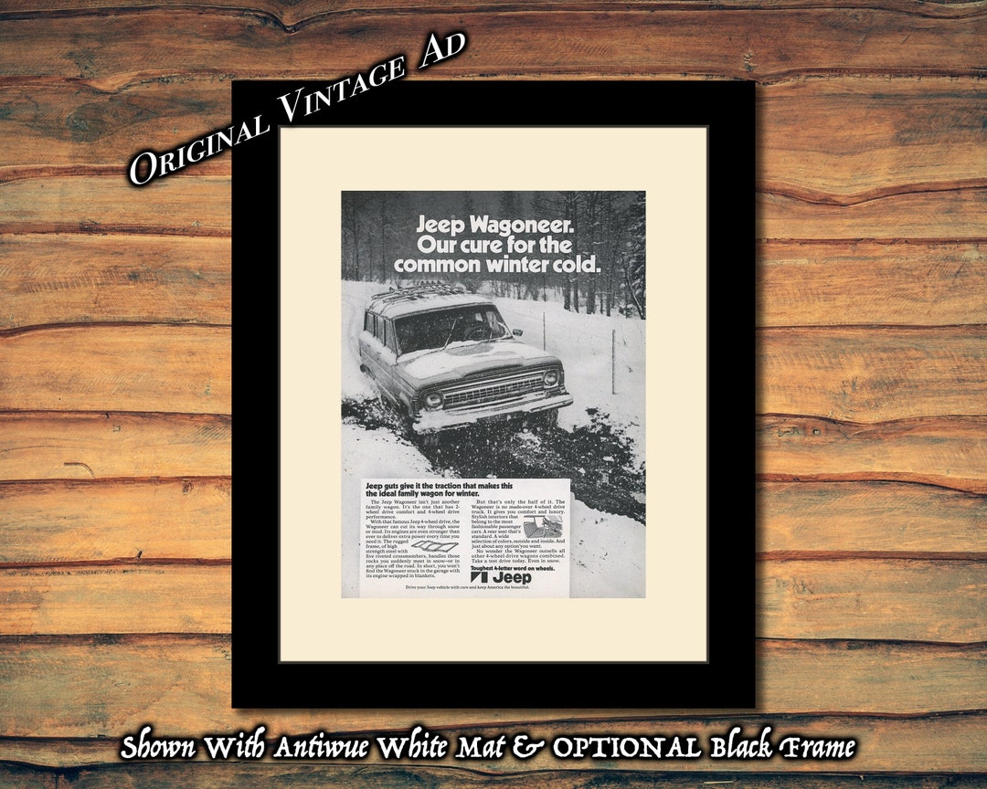 1972 Jeep Wagoneer Vintage Automobile Print Ad Original - Etsy