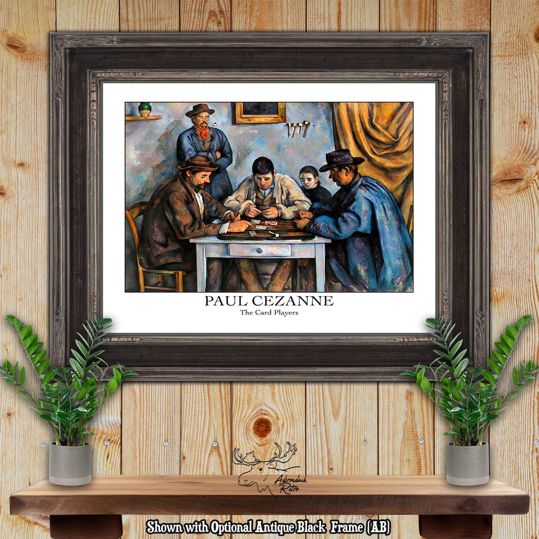 The Card Players by Paul Cezanne Giclee Fine Art Poker Print Poker ...
