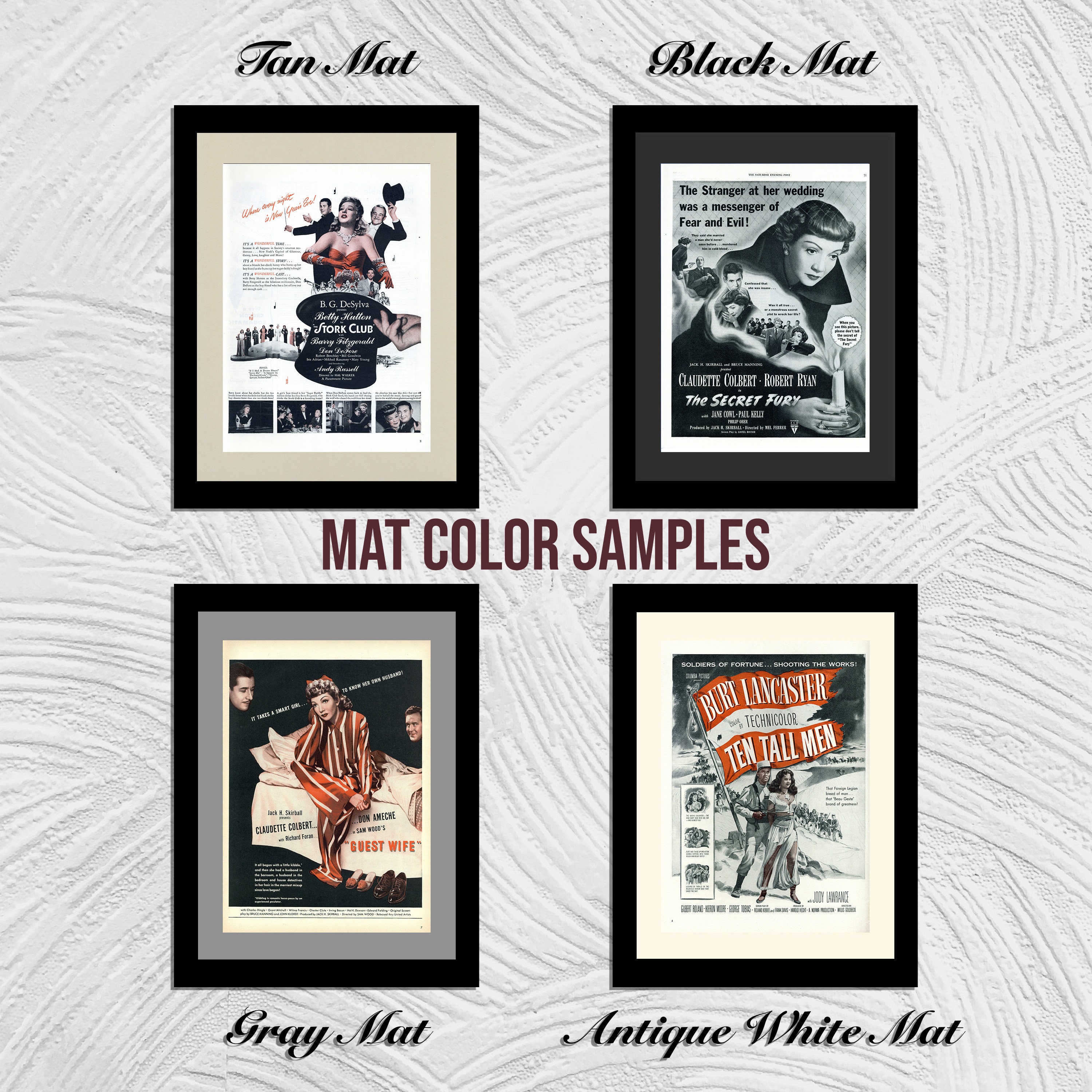 Home Theatre Decor Framed Kitty Movie Print Advertisement Christmas ...