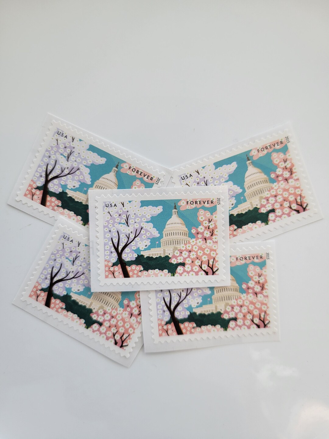 Forever U.S. Capitol and Cherry Blossoms Gifts of Friendship Postage ...