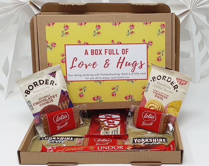 HUG IN A Box Care Package Pick Me up Gift Box Thinking of You Friend ...
