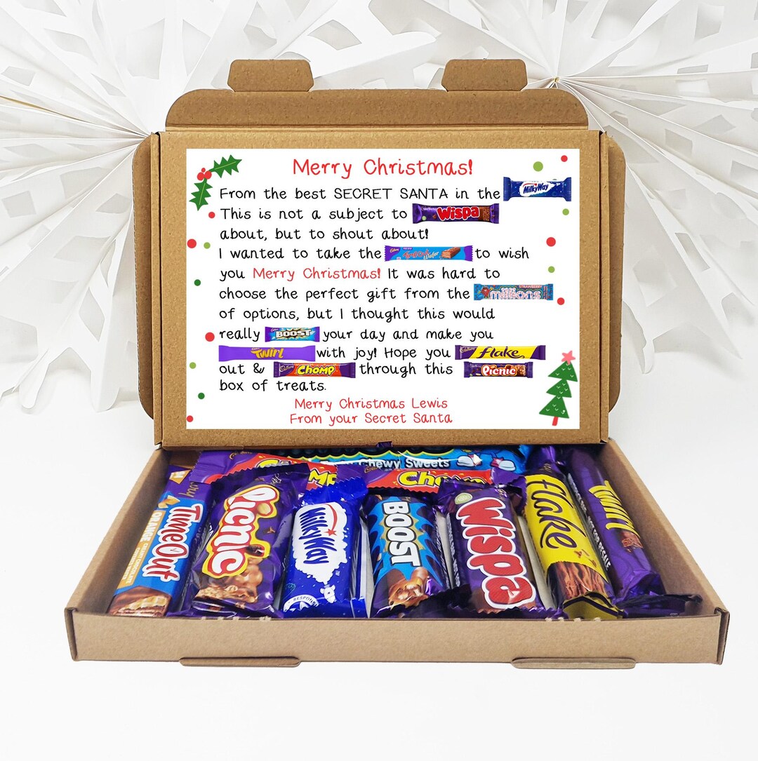 Unique Secret Santa Gift – Galaxy Chocolate & Lottery Scratchcard ...