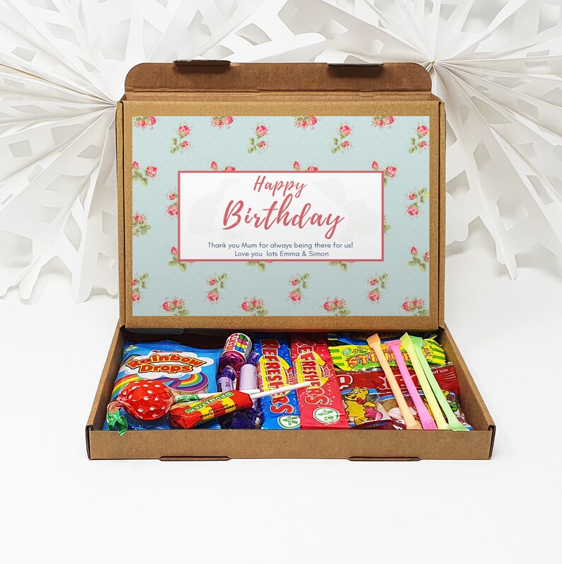 Personalised Birthday Pamper Treat Box Letterbox Gift Hug in a Box ...
