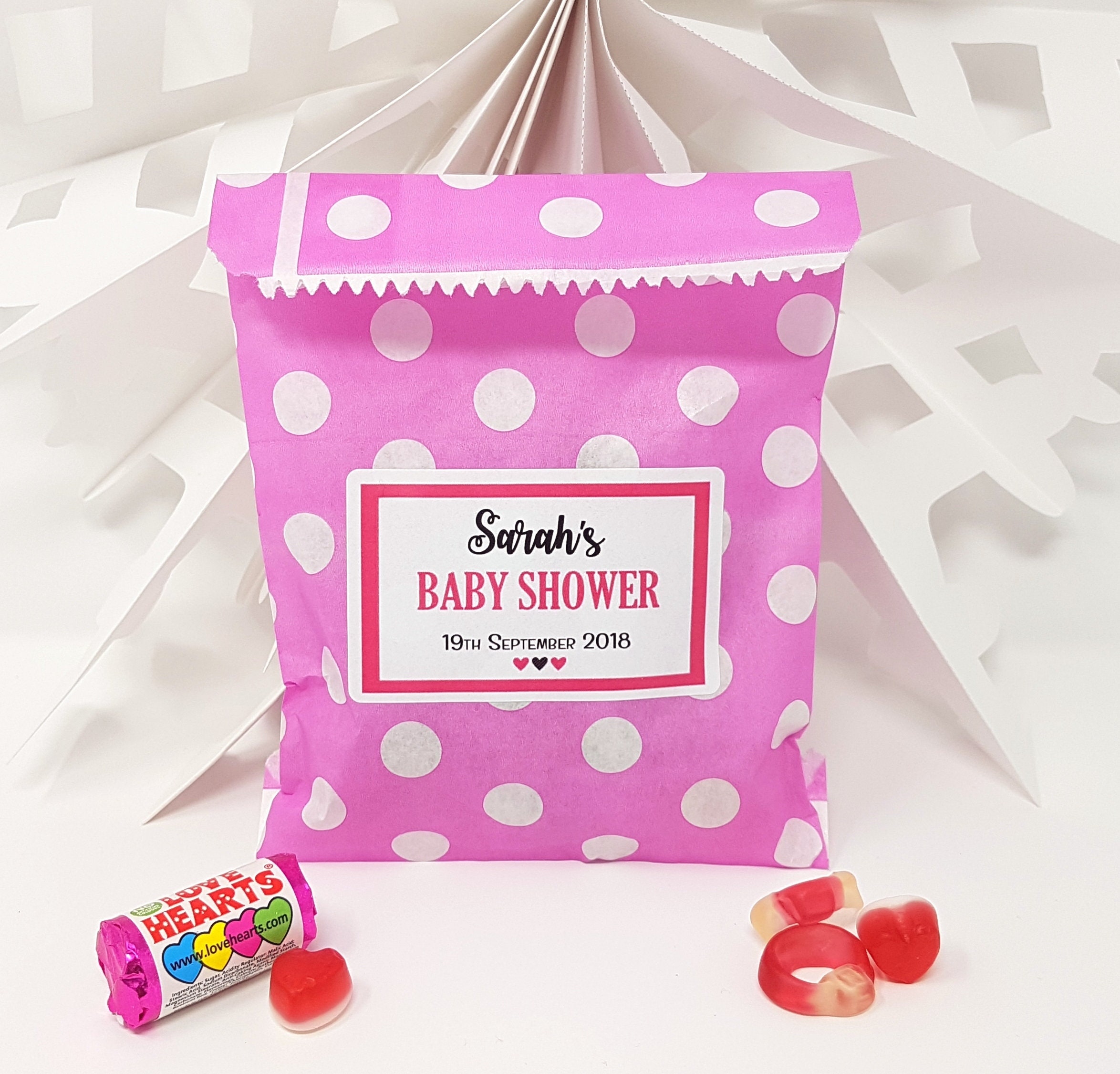 Personalised Wedding Favour Sweet LABELS ONLY Sticker Birthday Candy ...
