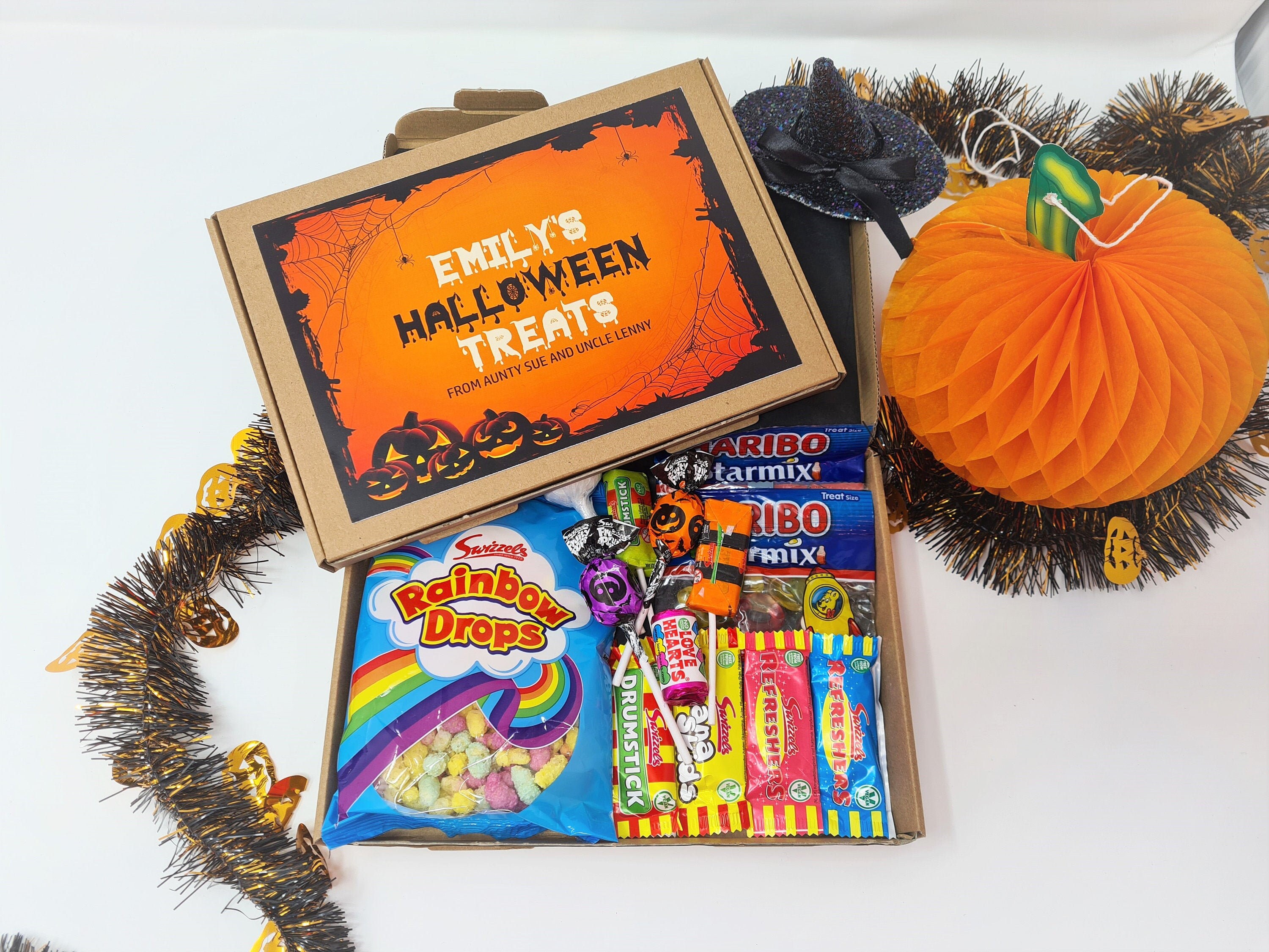 Personalised Halloween Sweets Box Trick or Treat Gift Hamper | Etsy