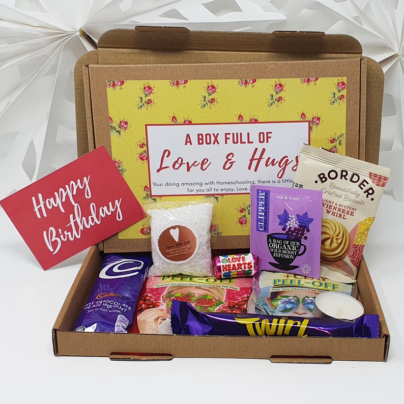 Personalised Pamper Treat Box Letterbox Gift Hug in a Box Hamper ...