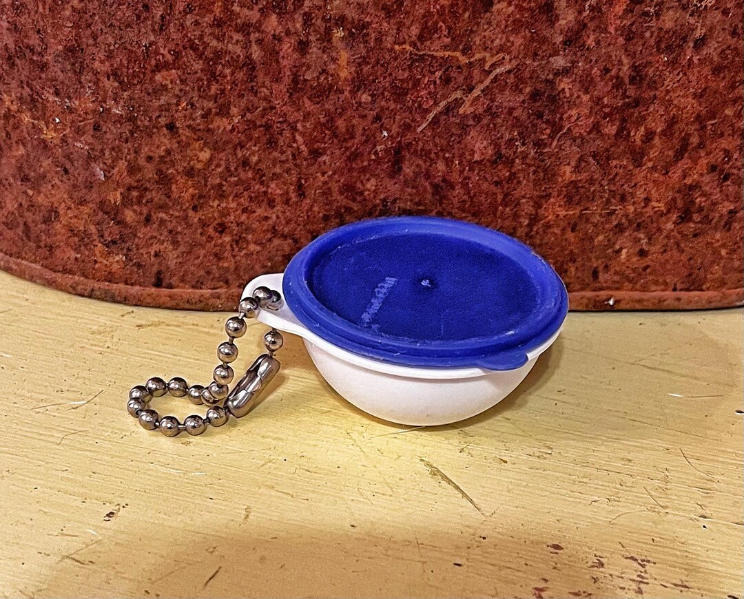 Miniature Tupperware Keychain - Etsy
