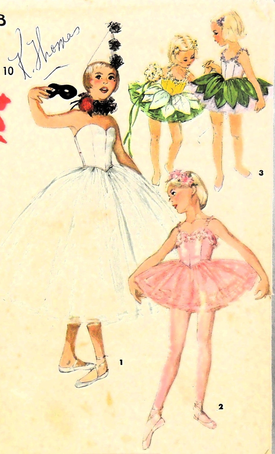 Simplicity 4863 Ballet Tutu, Breast 28 - Etsy