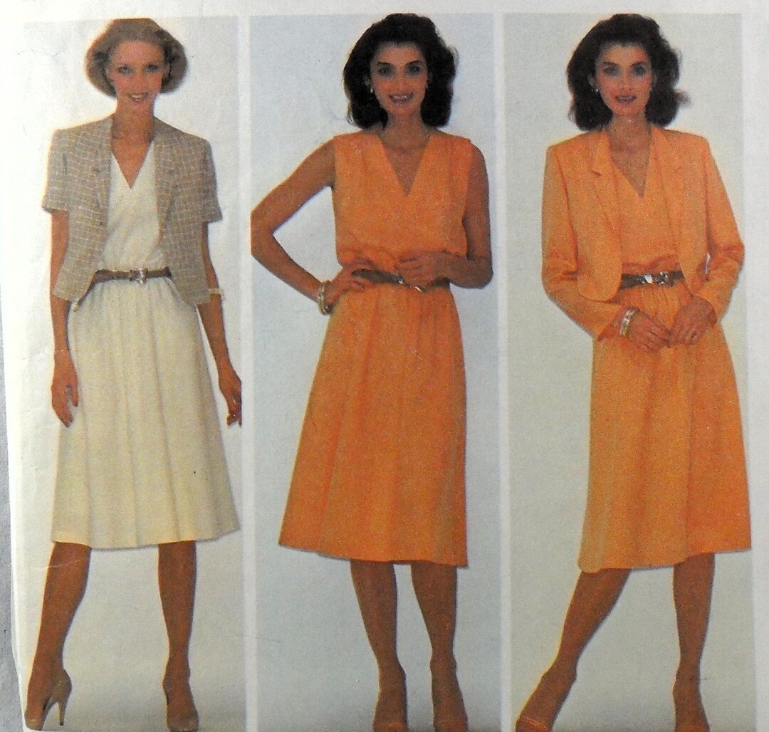 Mccall's 7456 Dress and Jacket, Bust 32.5 - Etsy