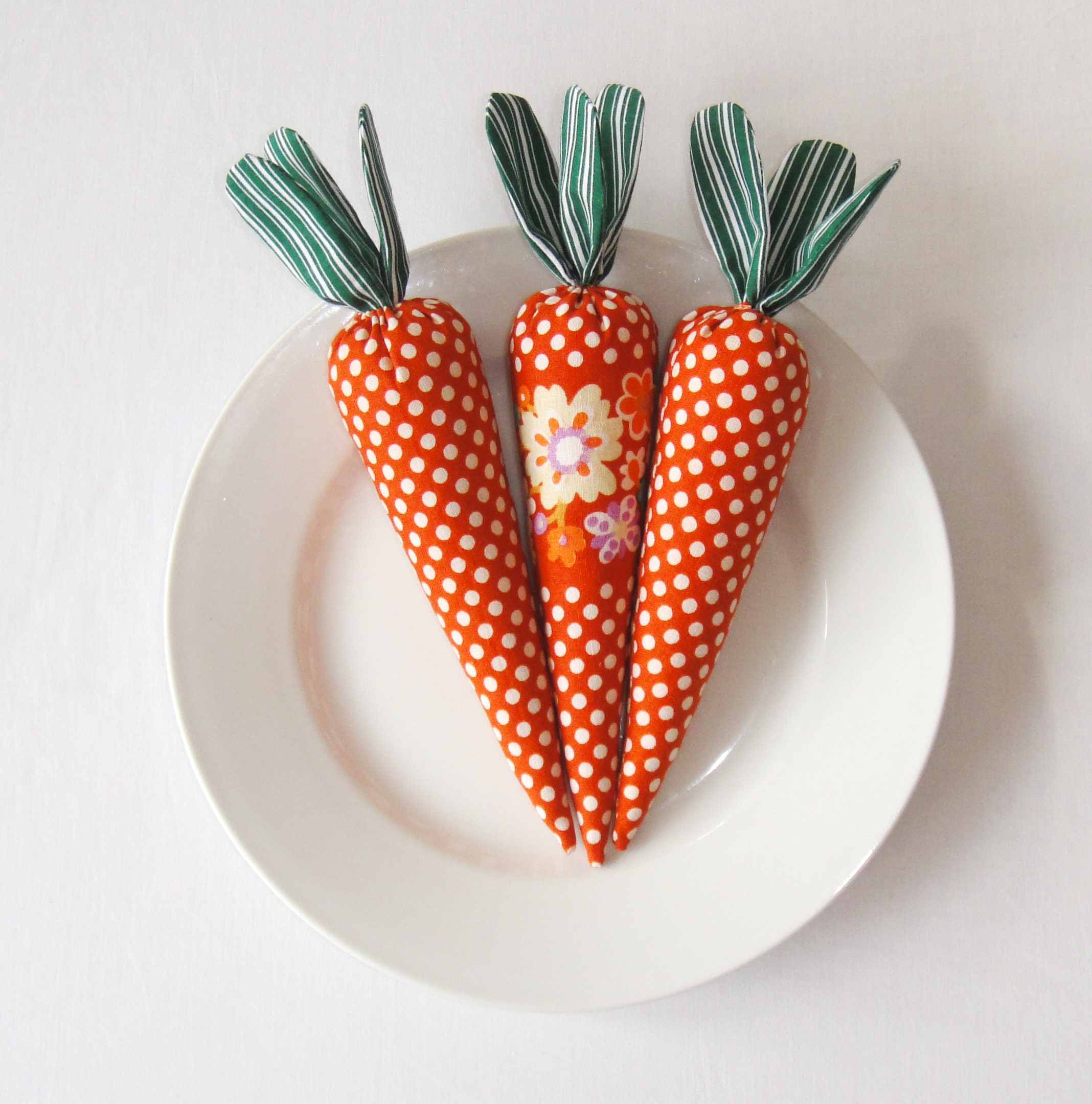 Pattern Carrots PDF DIY Home Holiday Decor Carrot Sewing - Etsy