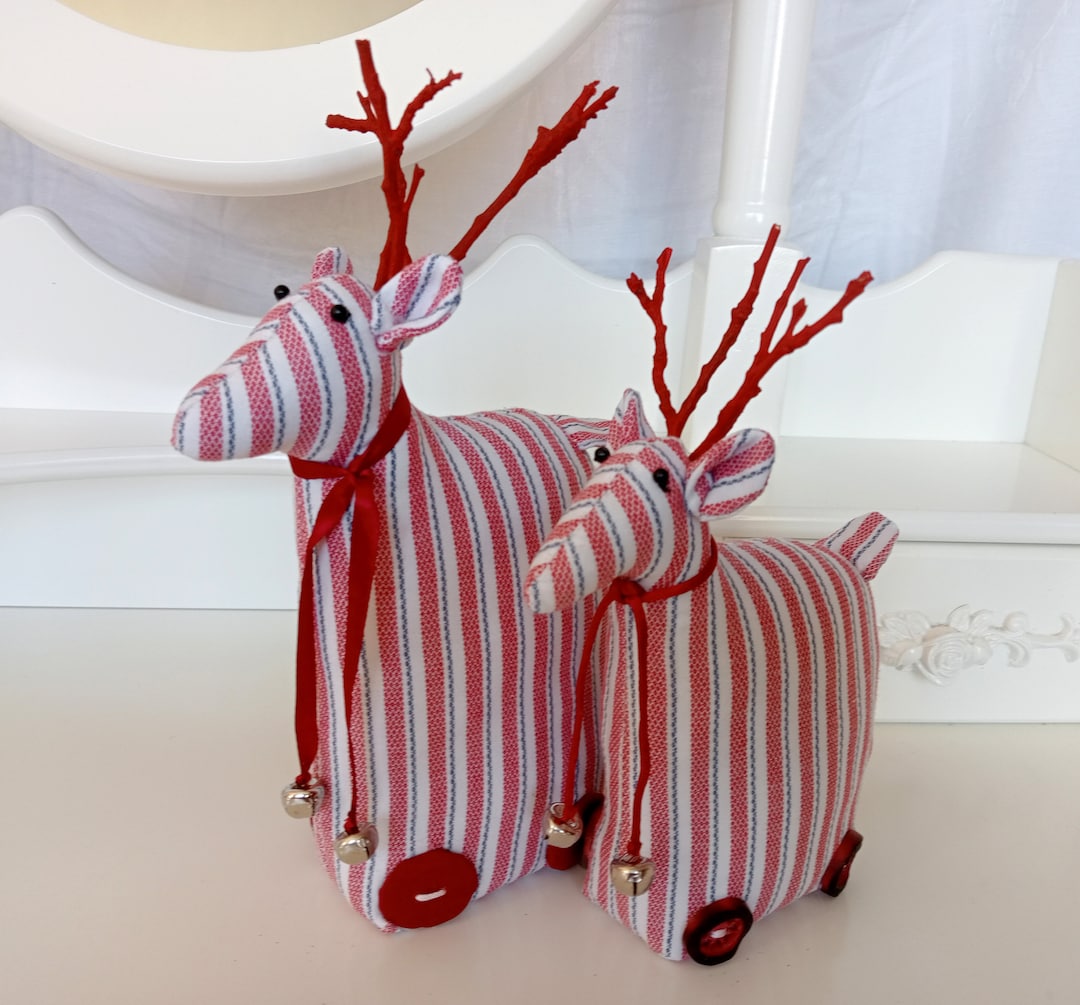 Tilda Style Reindeer, New Year Toy, Christmas Decoration, Christmas ...