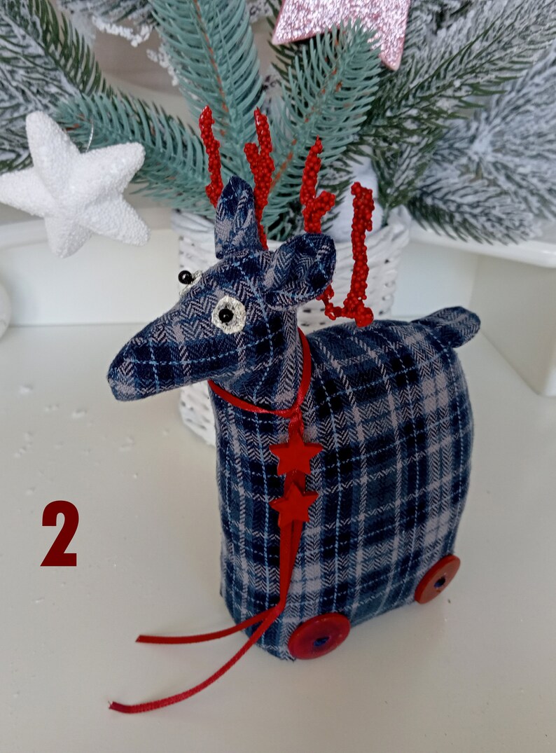 Tilda Style Reindeer, New Year Toy, Christmas Decoration, Christmas ...