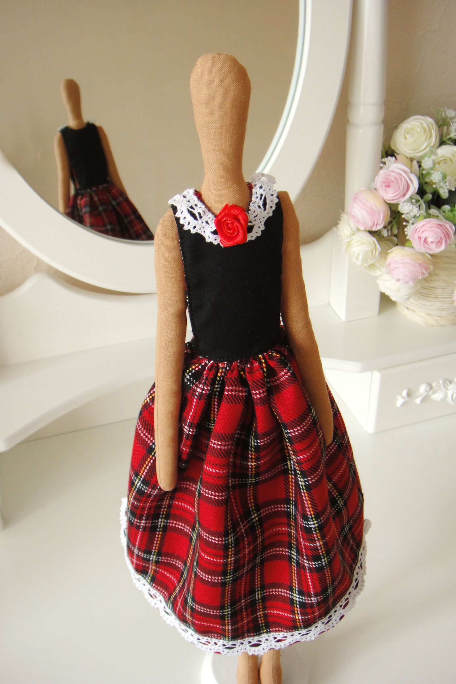 Doll Dress Pattern PDF, Summer Dress for a Doll by Hand, Doll Clothes ...