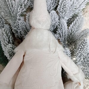 Tilda Doll Santa Claus Milk Color, Ragged Santa Claus, Christmas Toy ...