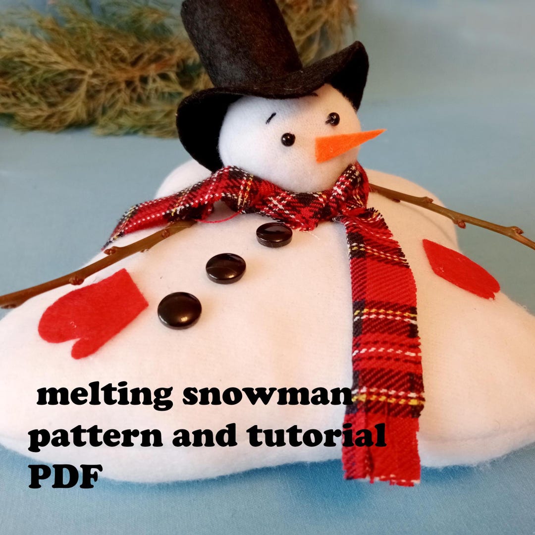 Melting Snowman Pattern Pdf, Melting Snowman Pdf With Your Own Hands ...