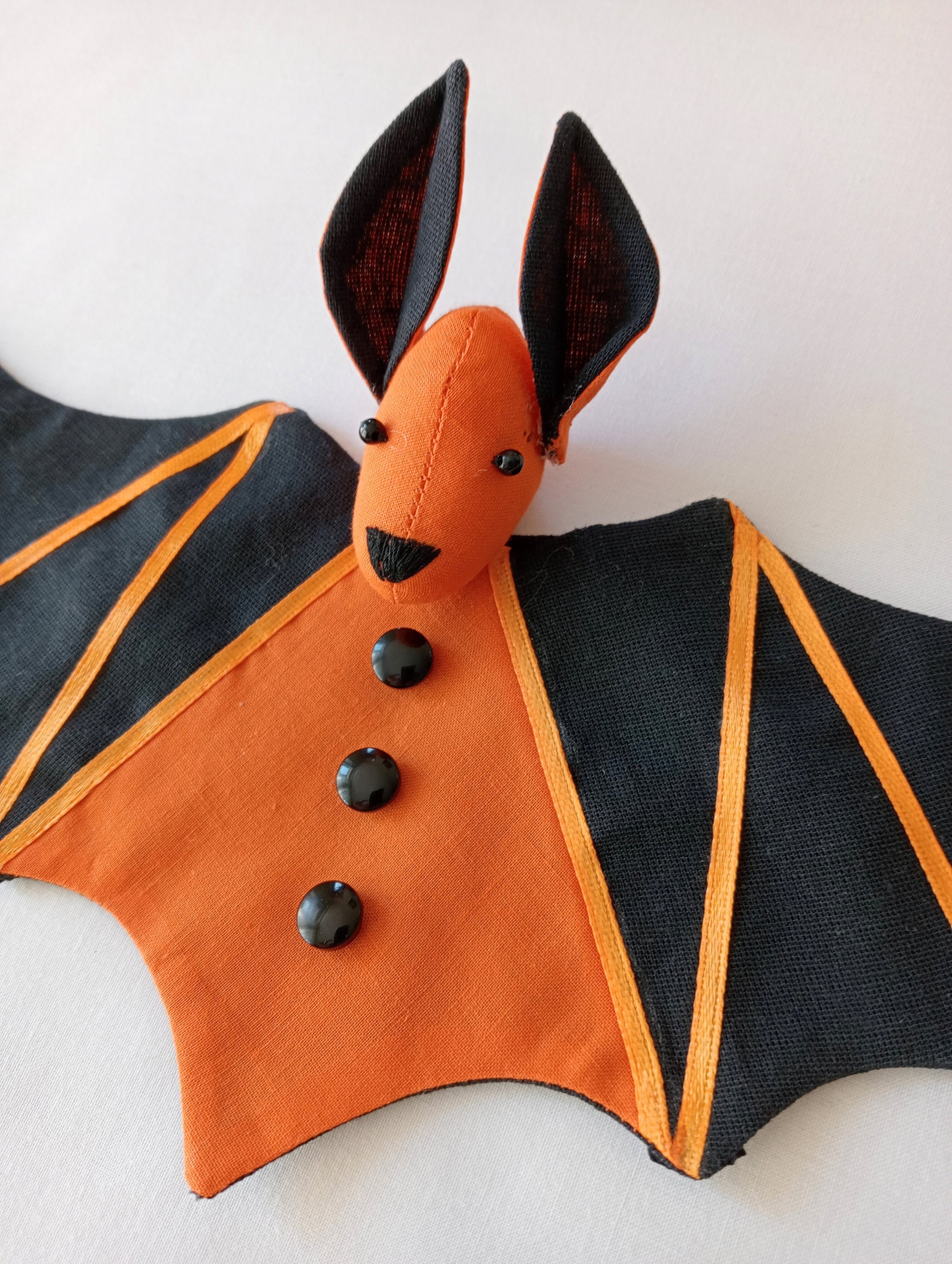 Digital Bat Pattern Pdf DIY Decor for Halloween Bat Sewing - Etsy
