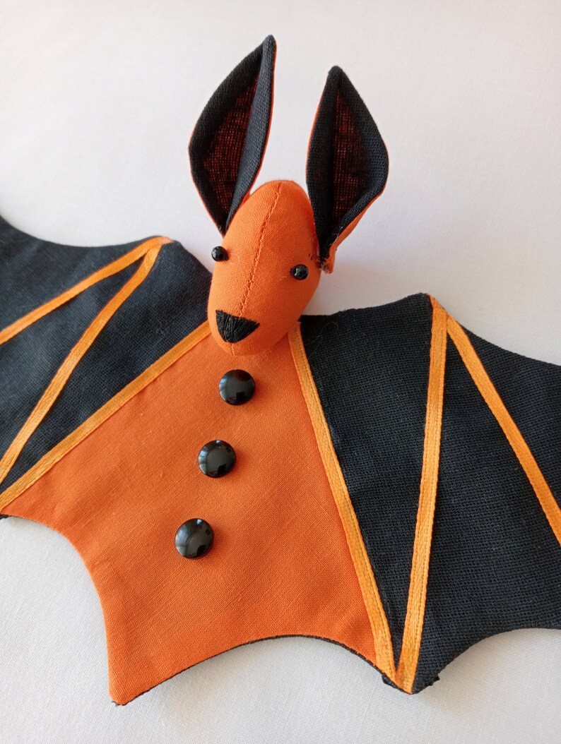 Digital Bat Pattern Pdf DIY Decor for Halloween Bat Sewing - Etsy