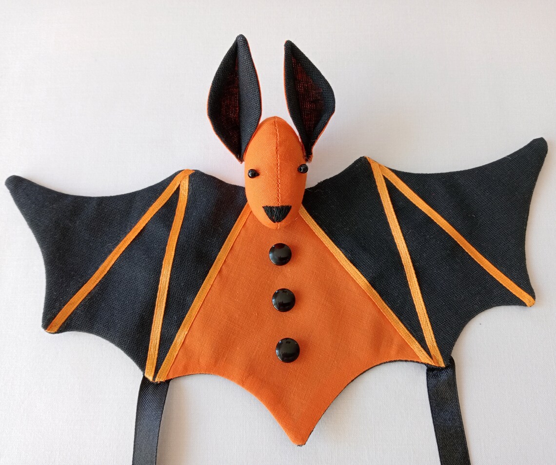 Digital Bat Pattern Pdf DIY Decor for Halloween Bat Sewing - Etsy