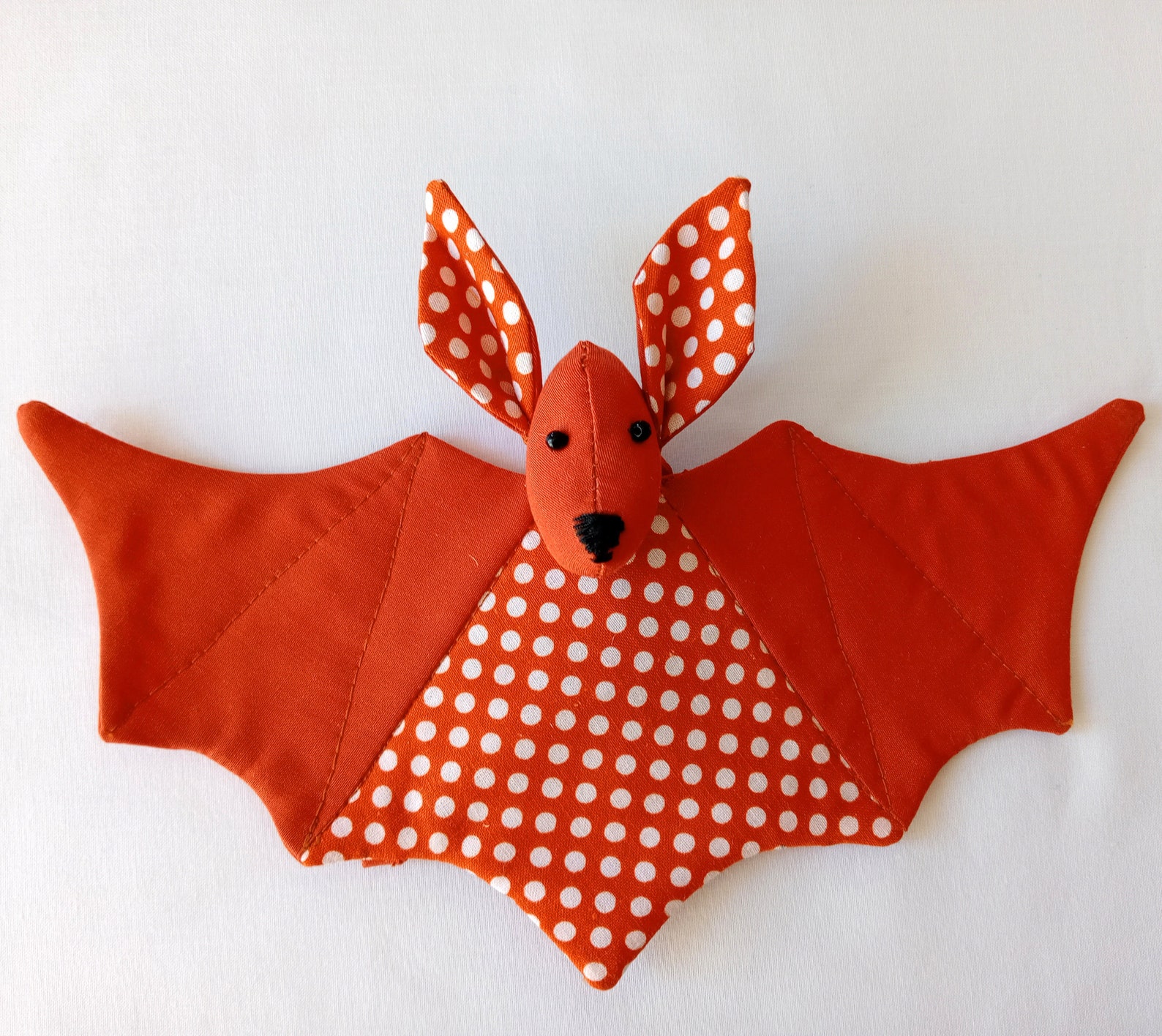 Digital Bat Pattern Pdf, DIY Decor for Halloween, Bat Sewing Tutorial ...