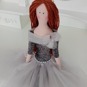 Tilda Princess, Tilda Doll, Tilda in Gray, Handmade Doll,fabric Doll ...