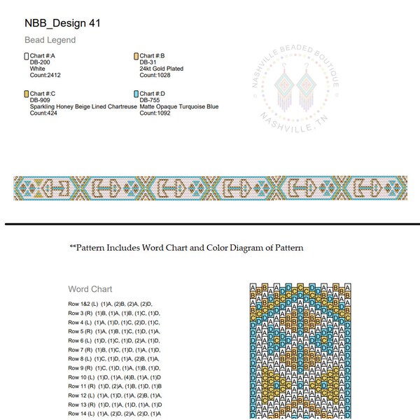 Beaded Loom Hat Band Patterns - Etsy