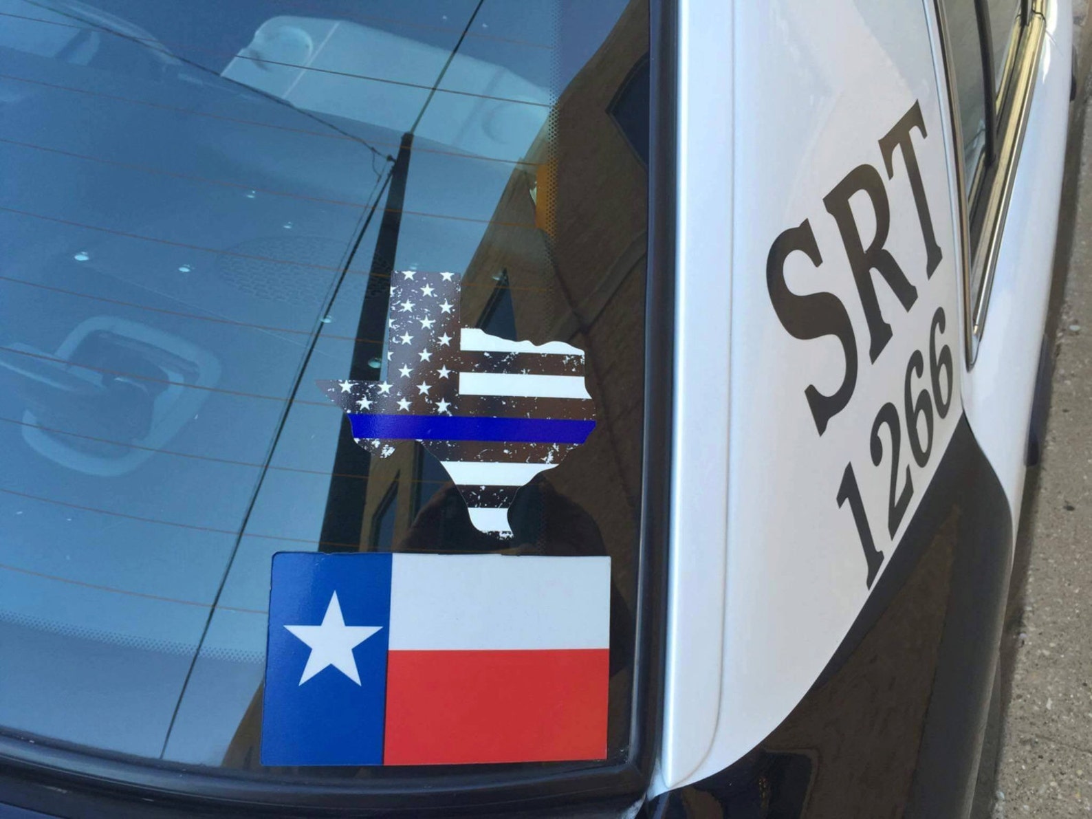 Texas Back the Blue Decal - Etsy