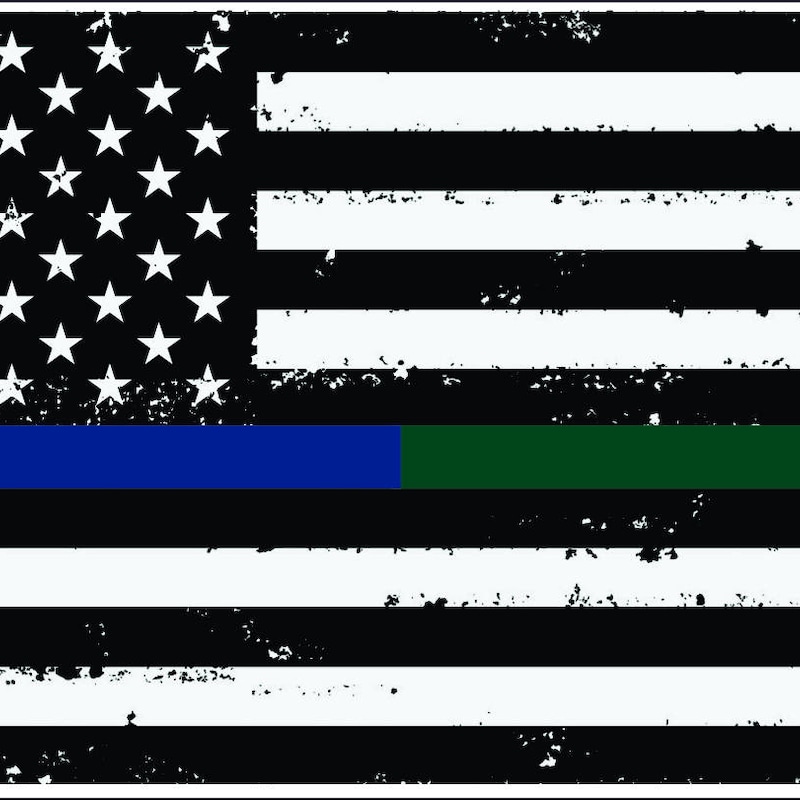 Blue Line Yeti - Etsy