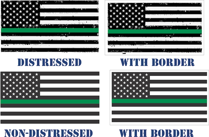 Back the Green Flag Decal - Etsy