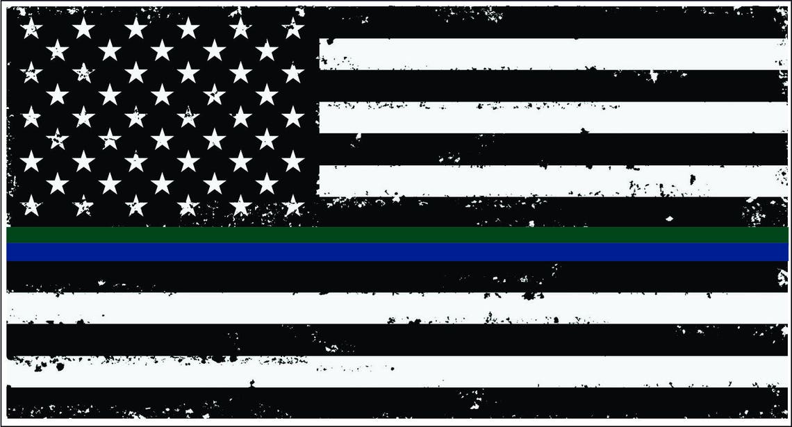 Back the Blue and Green Thin Blue Line. Support the Blue and - Etsy