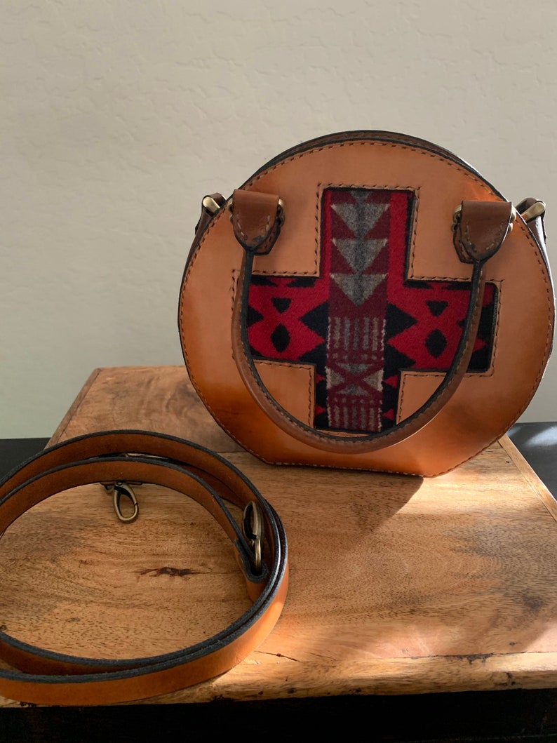 Available-crossbody or Shoulder Round Leather Bag - Etsy