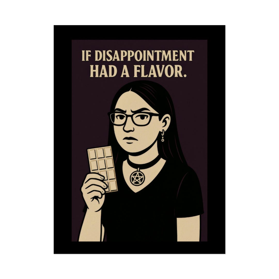 Disappointment Flavor Poster, Wall Art, Unique Home Decor, Gift for ...