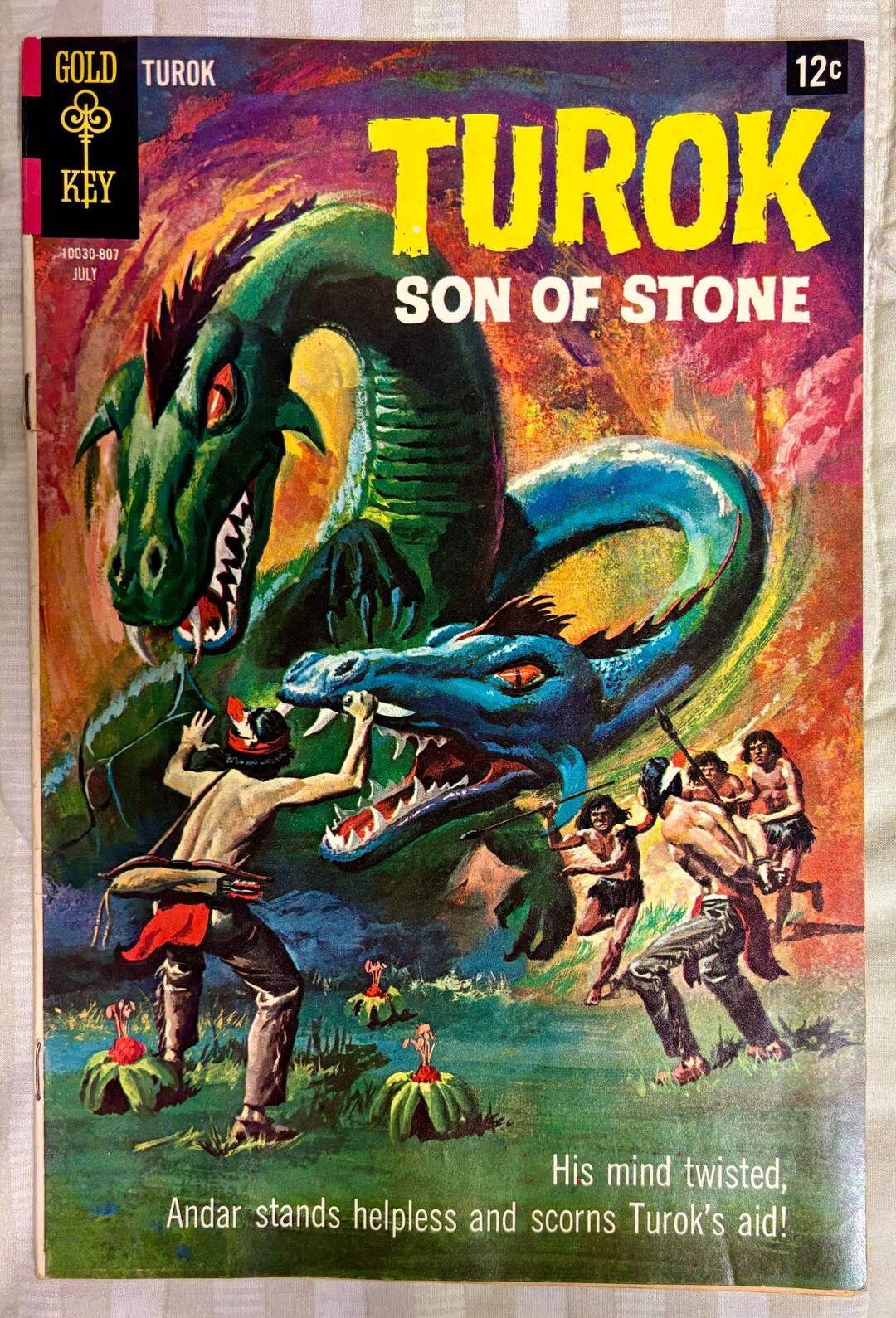 Turok, Son of Stone, Comic Book, Antique/vintage, Gold Key Comics, 12 ...