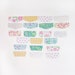 Set of 20 Paper Tabs, Dividers, Journal or File Tabs, 20 Count. - Etsy