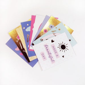 10 Inspirational Quotes on Beautiful Cardstock, Cards Are 3 X 4 Inches ...