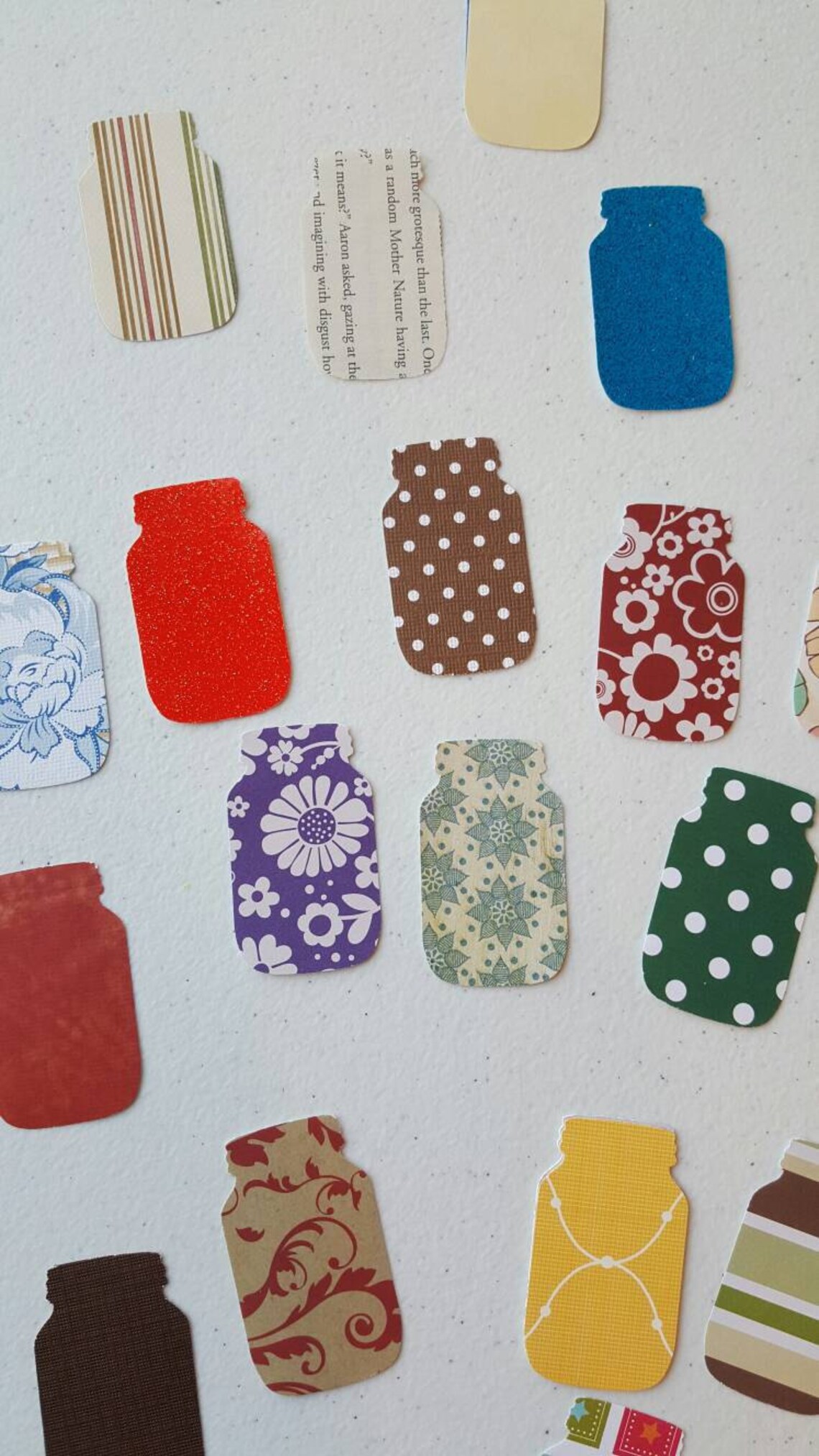 50 Paper Mason Jars Cutouts. Mason Jars Die Cuts. 50 Mason - Etsy UK