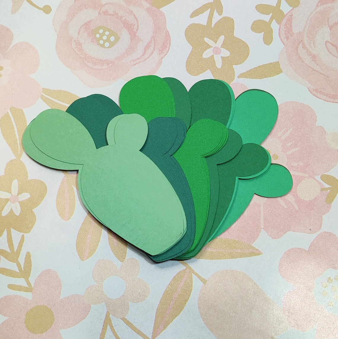 Cactus Die Cuts, Cactus Cutouts, 25 Pieces, Includes Mini Flowers ...