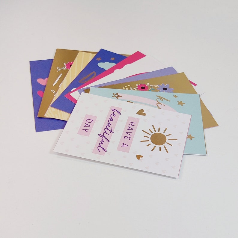 10 Inspirational Quotes on Beautiful Cardstock, Cards Are 3 X 4 Inches ...