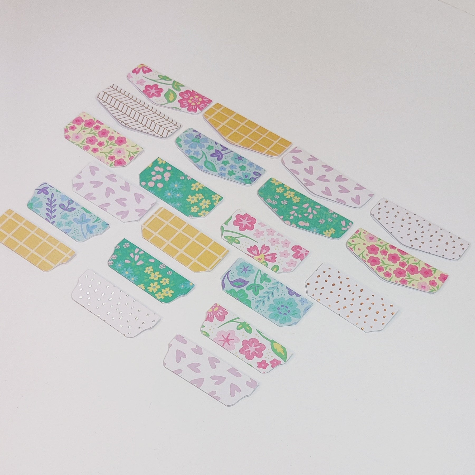 Set of 20 Paper Tabs, Dividers, Journal or File Tabs, 20 Count. - Etsy