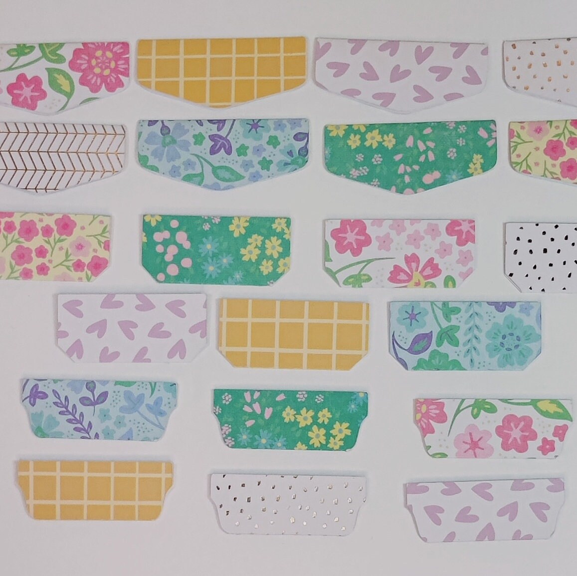 Set of 20 Paper Tabs, Dividers, Journal or File Tabs, 20 Count. - Etsy