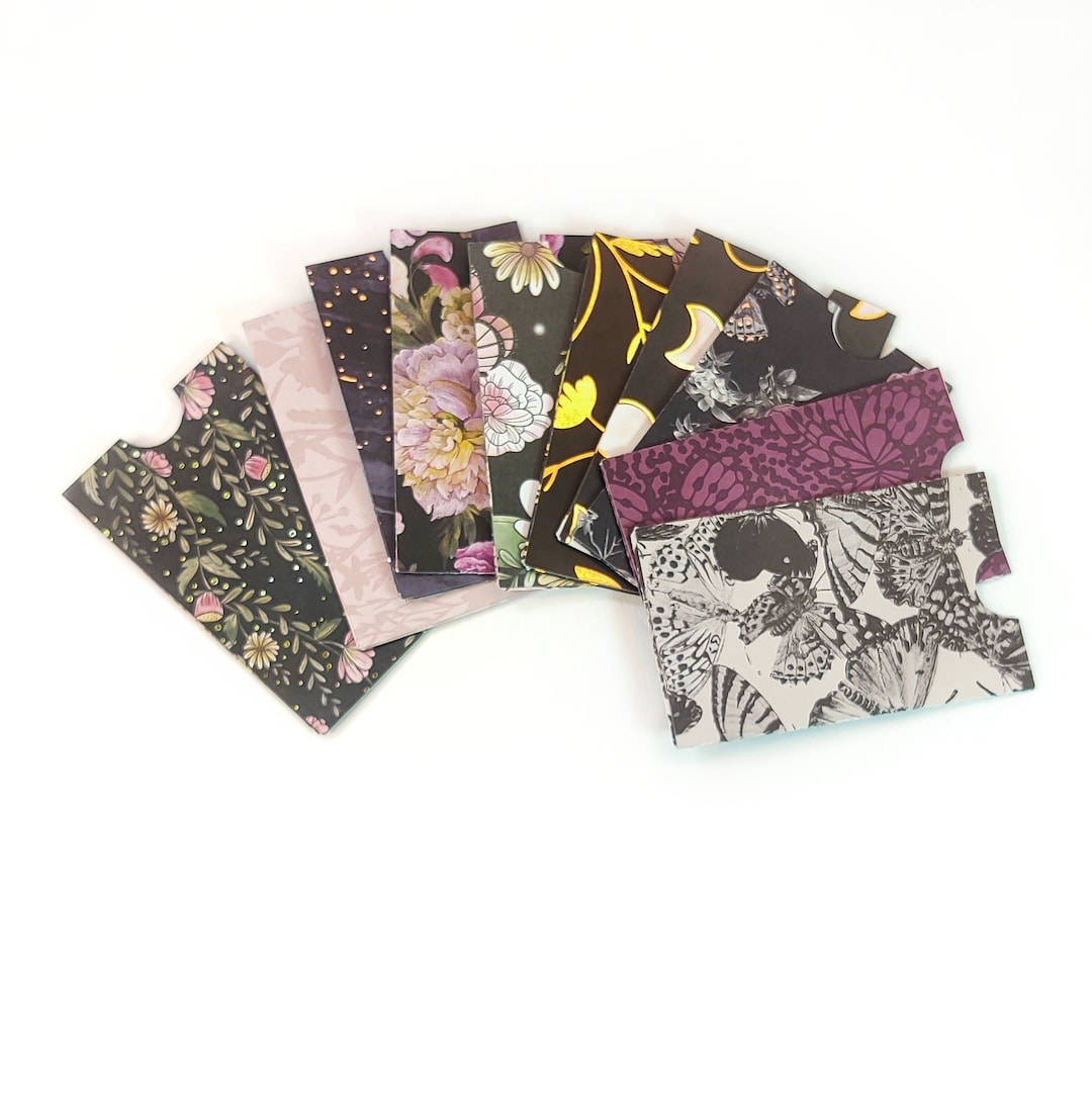 Mini File Folder Set, Bundle of 10 Mini Folders, Inserts, Envelopes ...